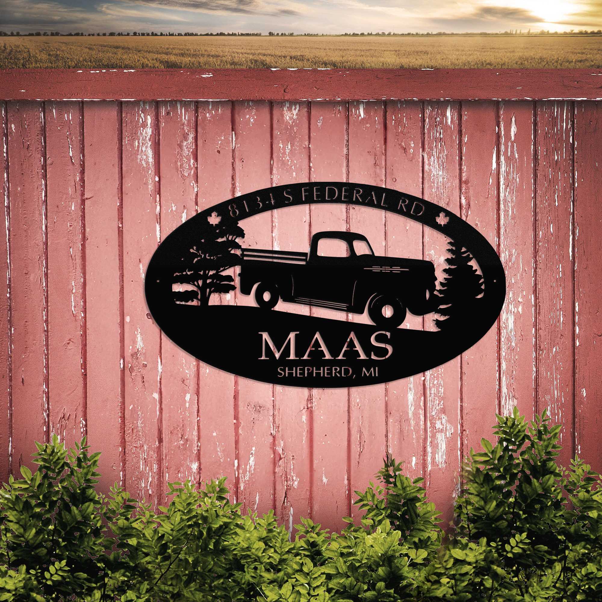 1952 Truck Sign – Metalsteelalu