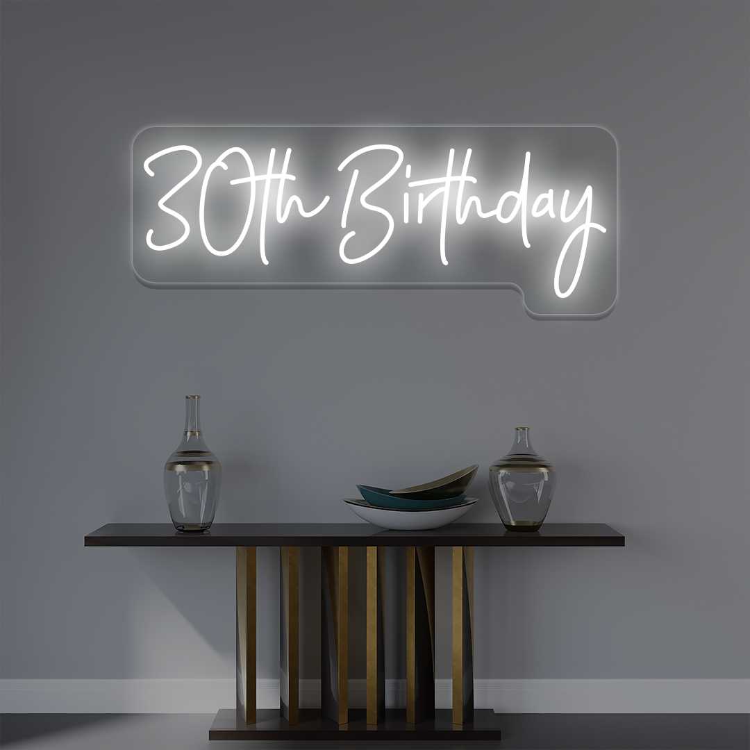 30Th Birthday Neon Sign – Metalsteelalu