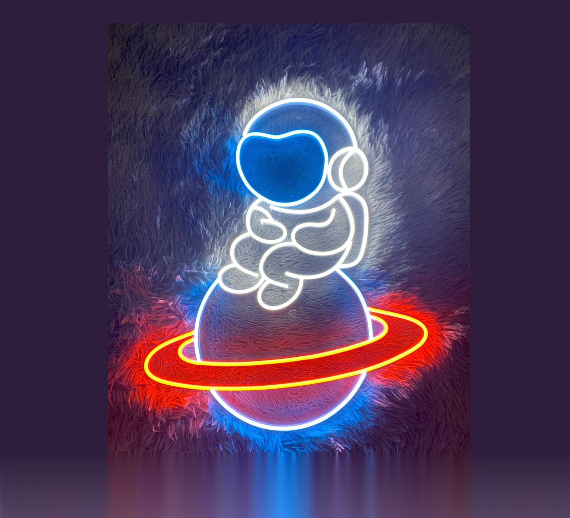 Astronaut Neon Signs Spaceman Led Sign – Metalsteelalu