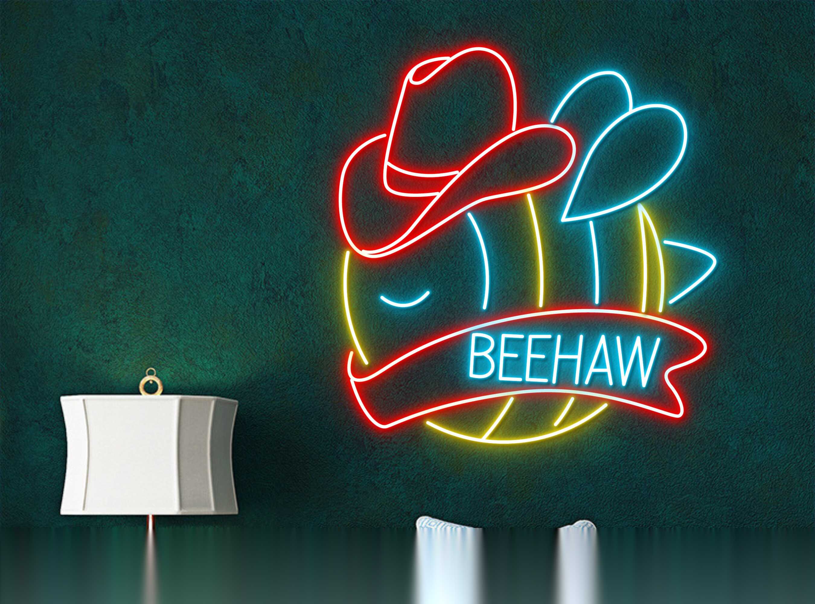 Beehaw Cowboy Hat Neon Sign Beehaw Hat Neon Sign – Metalsteelalu