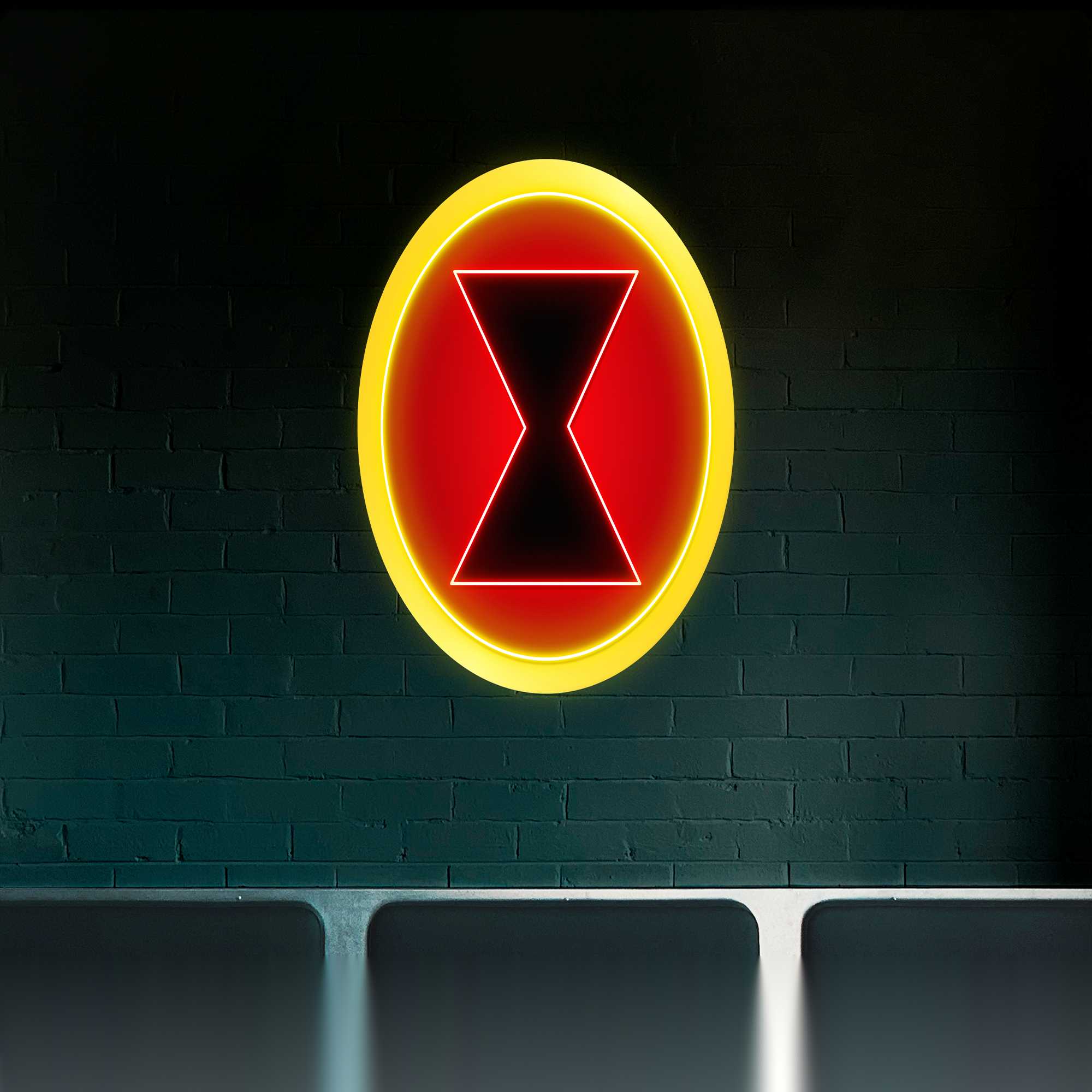 Black Widow Neon Sign – Metalsteelalu