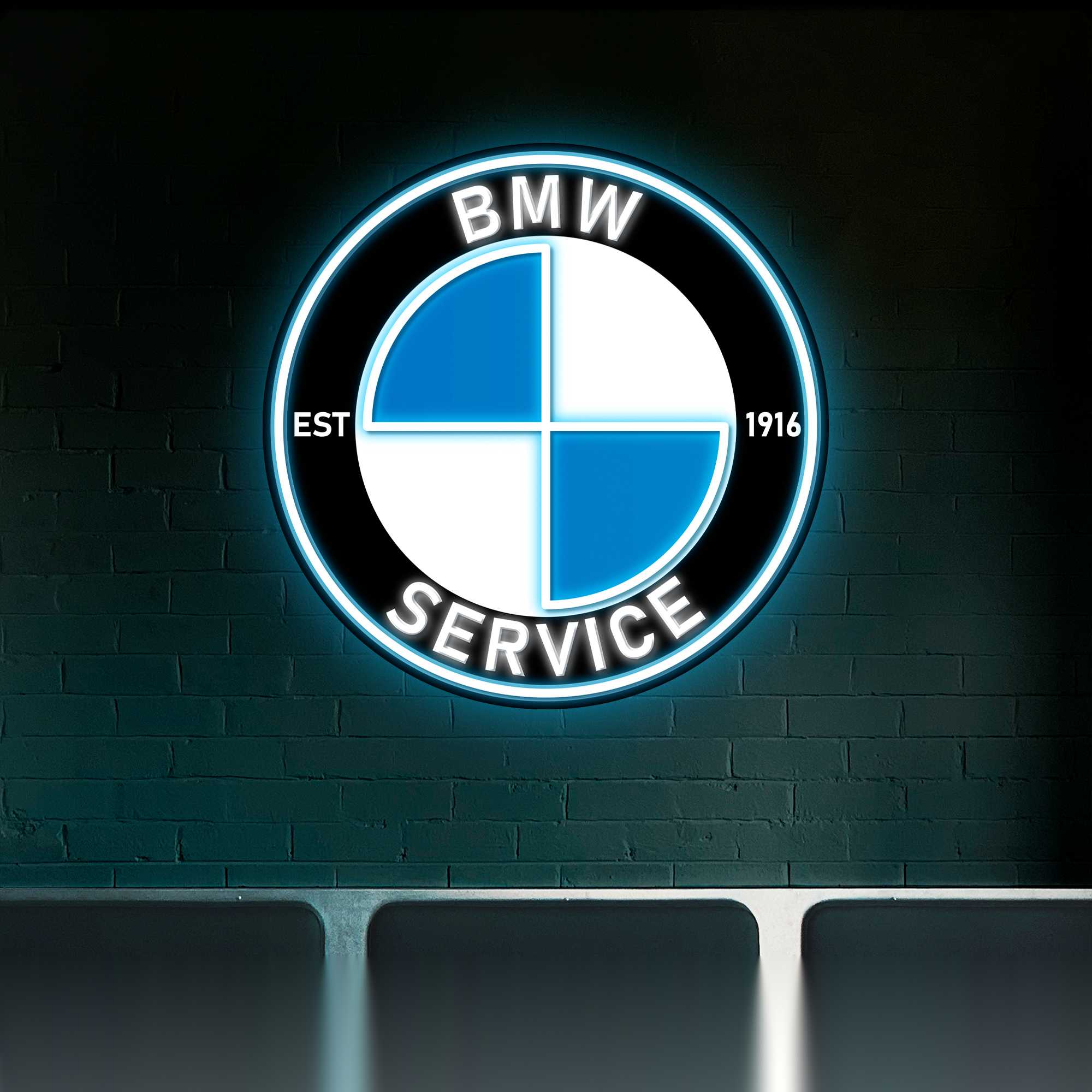 BMW Circle Acrylic Artwork – Metalsteelalu