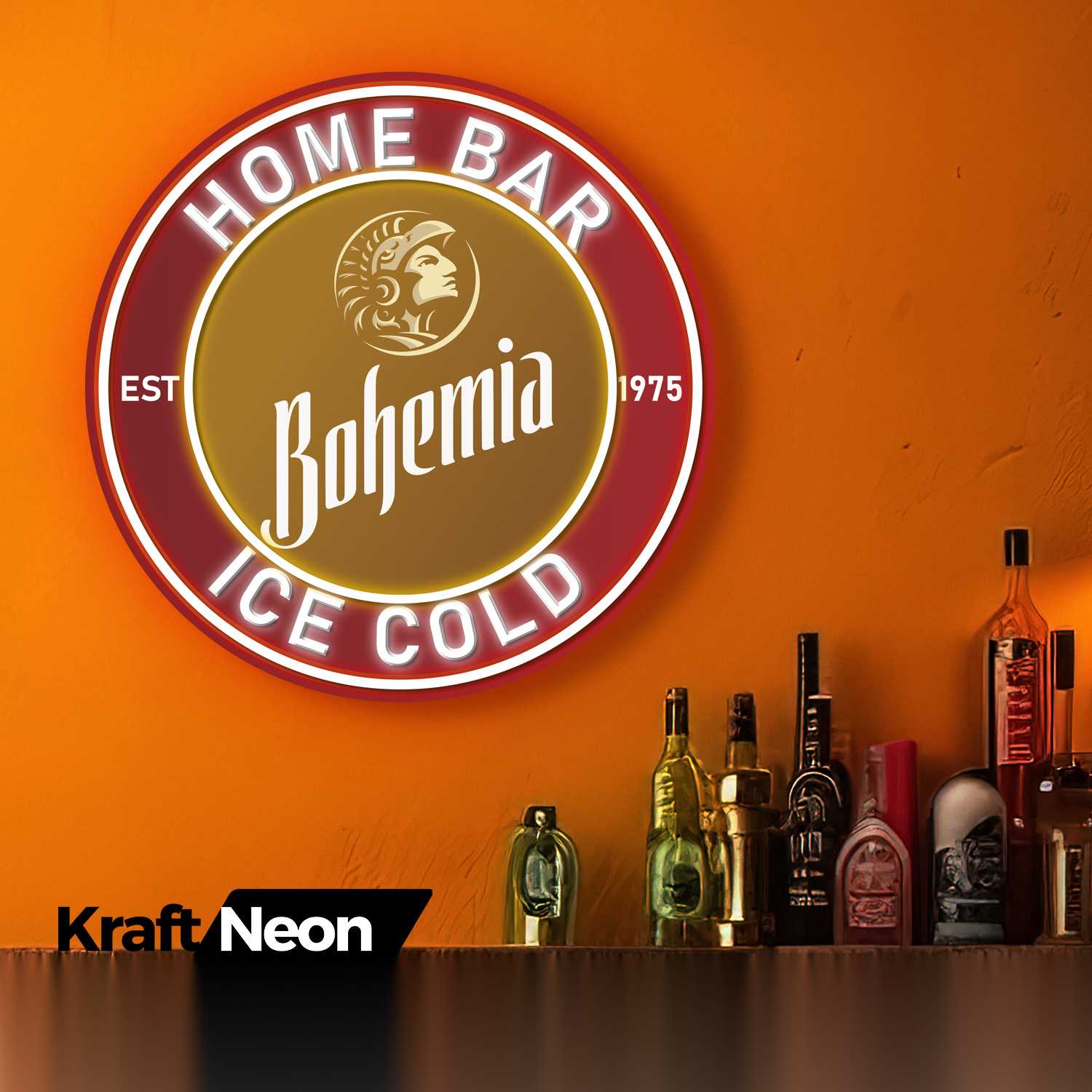Bohemia EST 1885 Neon LED Sign Man Cave Home Bar Pub Decor – Metalsteelalu