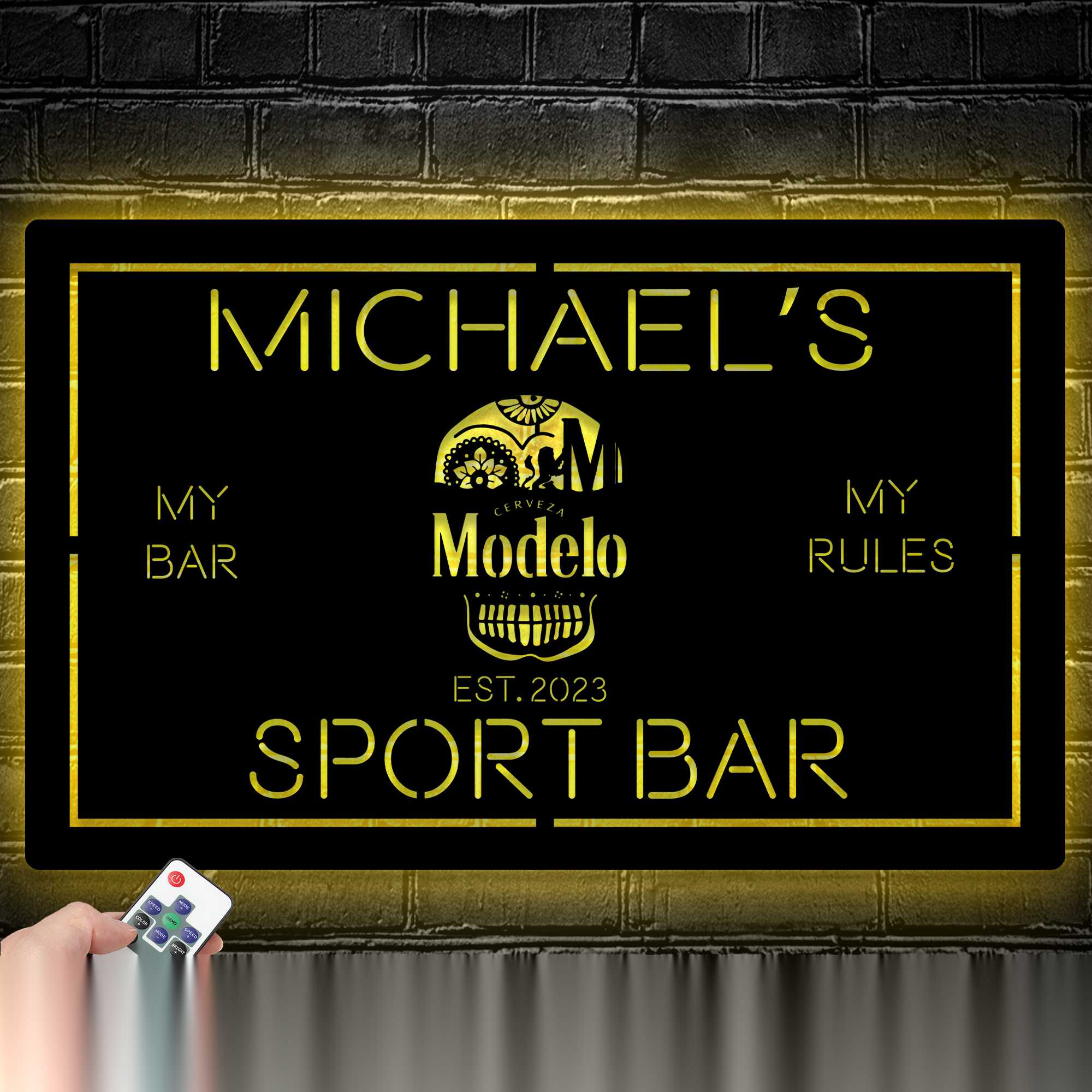 Custom Modelo The Sport Bar Beer Horizontal Metal Signs – Metalsteelalu
