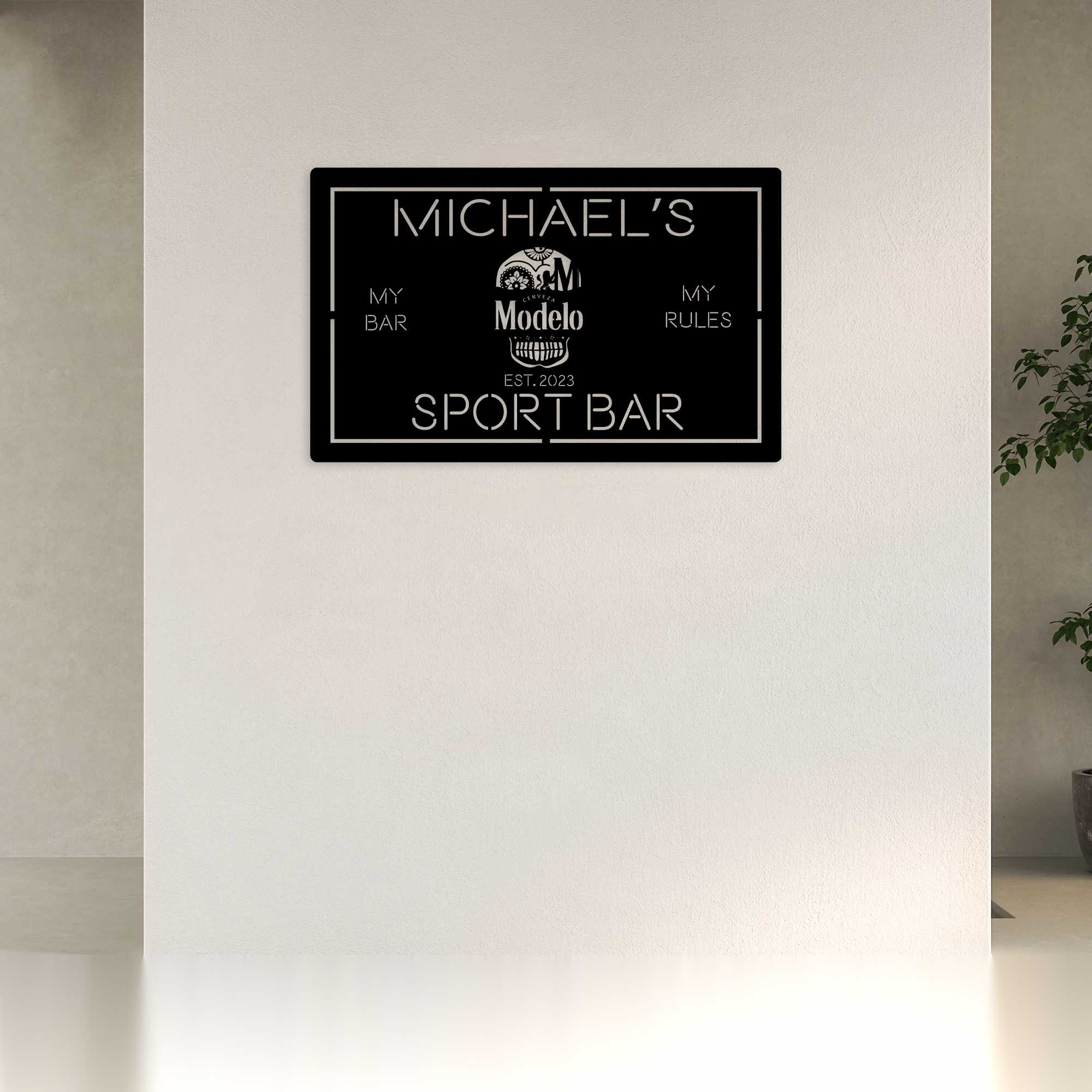 Custom Modelo The Sport Bar Beer Horizontal Metal Signs – Metalsteelalu