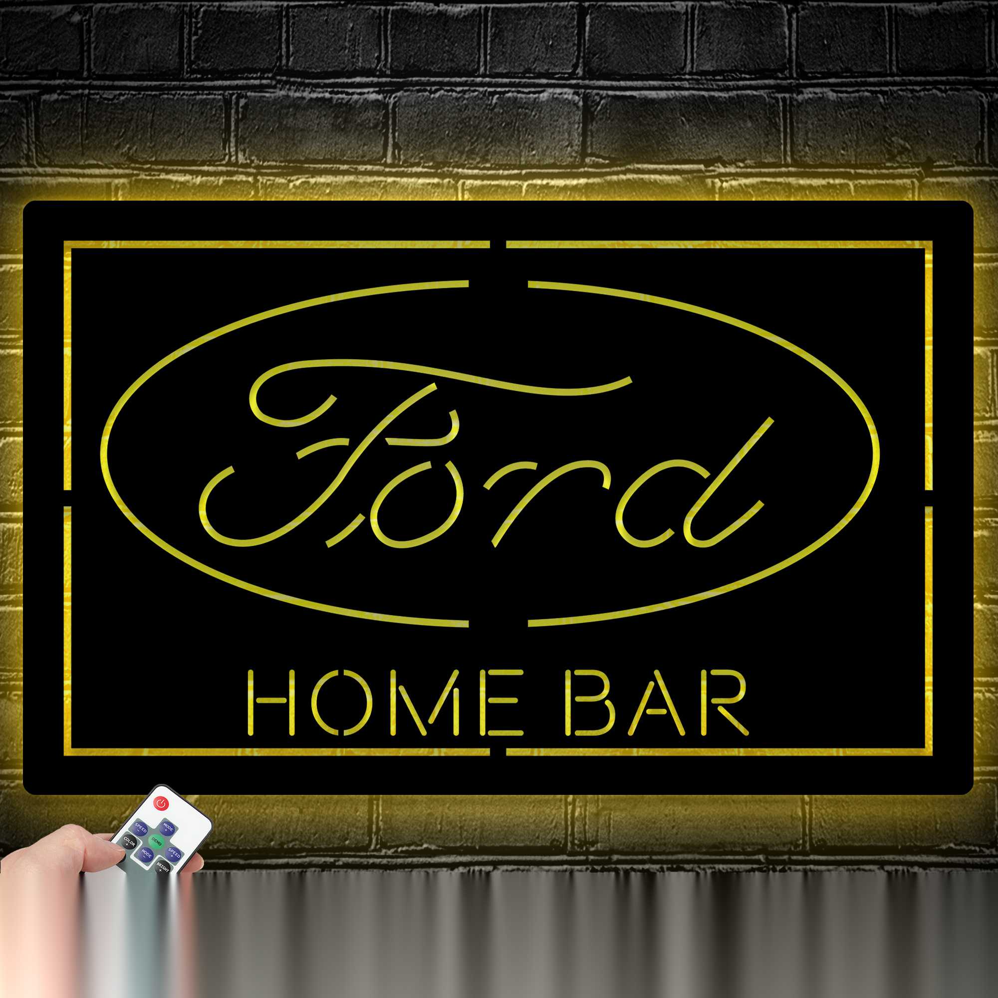 Ford Home Bar Beer Horizontal Metal Signs – Metalsteelalu