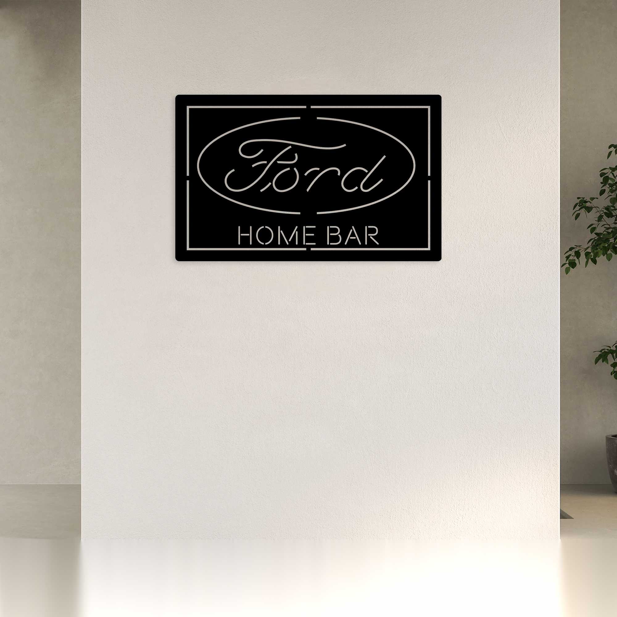 Ford Home Bar Beer Horizontal Metal Signs – Metalsteelalu