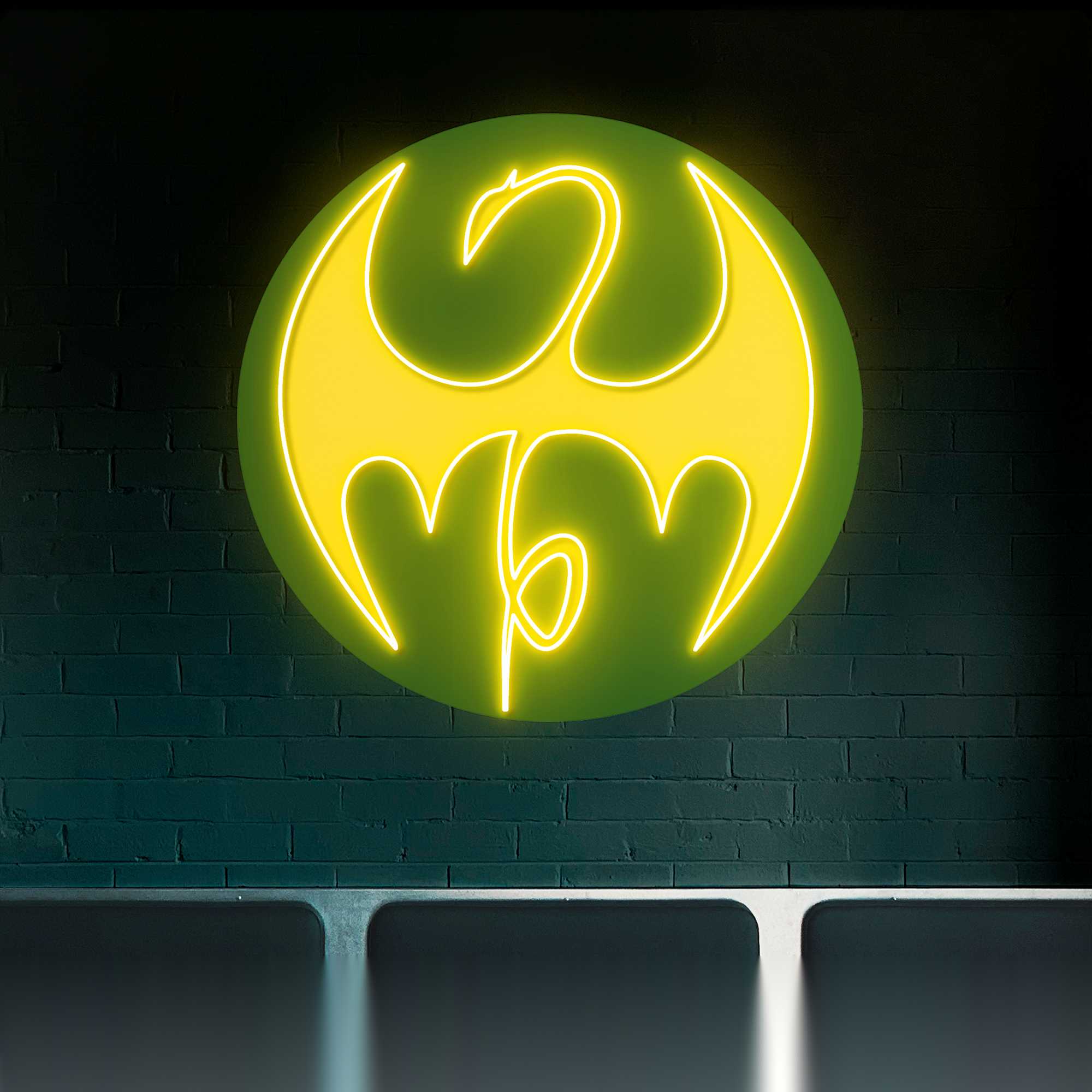 Iron Fist Neon Sign – Metalsteelalu
