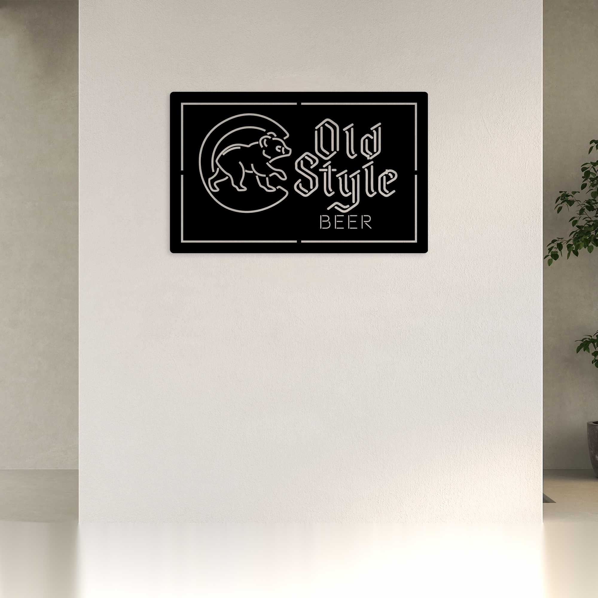 Old Style Beer Beer Horizontal Metal Signs – Metalsteelalu