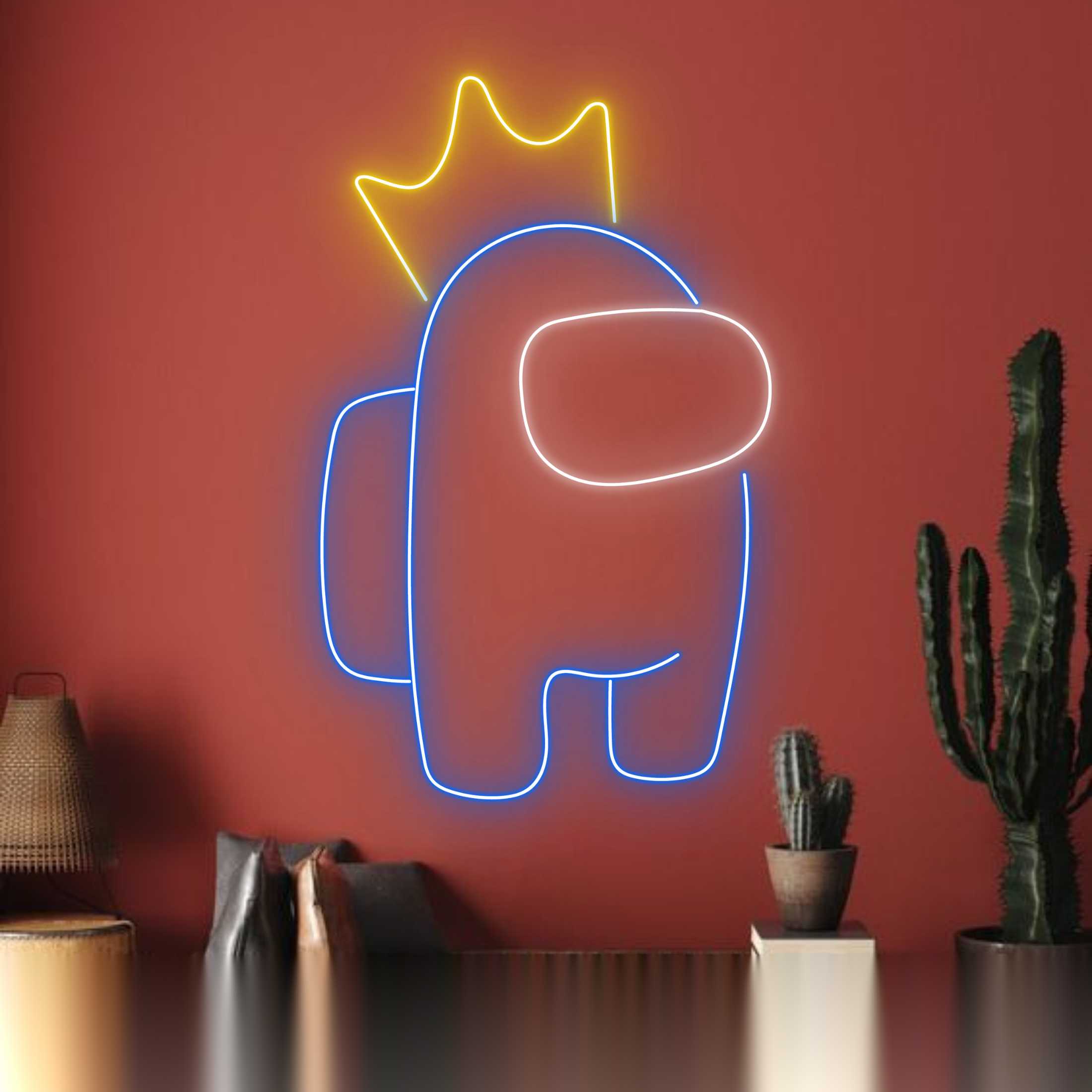 Queen Among Us Neon Sign Cartoon Game Arcade Wall Deco – Metalsteelalu