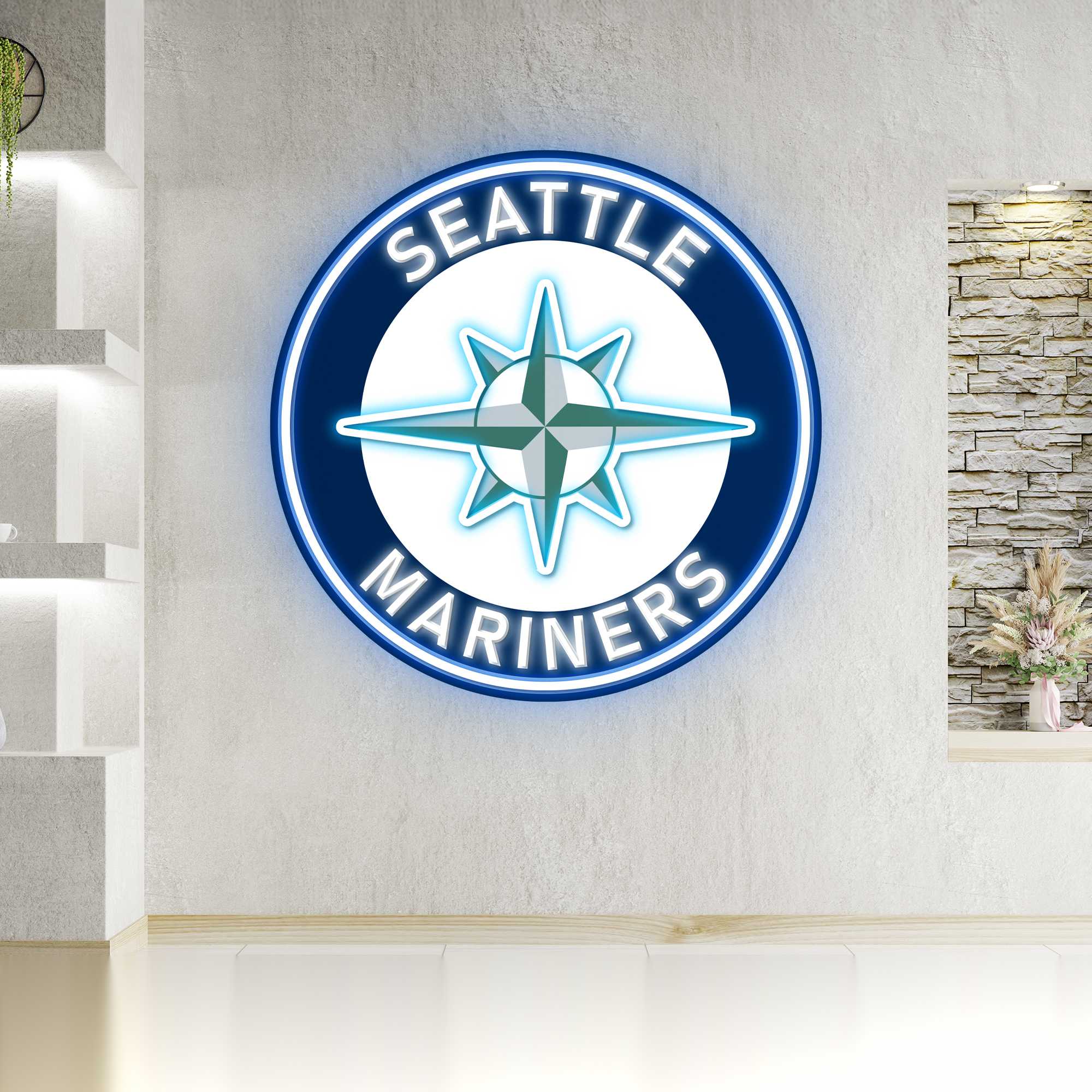 Seattle Mariners Acrylic Neon Sign – Metalsteelalu